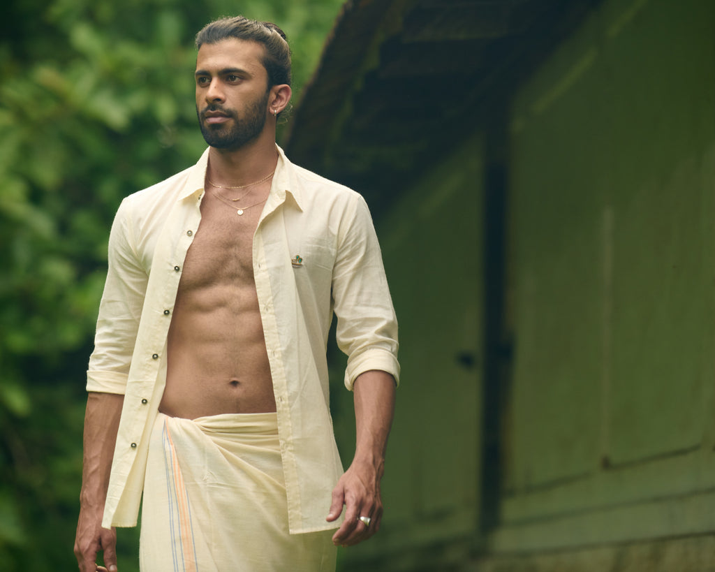 Vanji Embroidered Shirt - Kora – The Kaithari Project